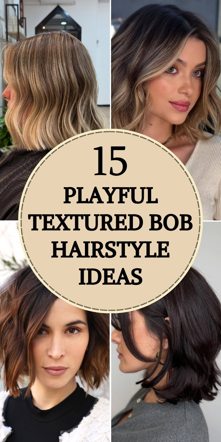 15 Playful Textured bob Hairstyle ideas to Refresh Your Style This ...