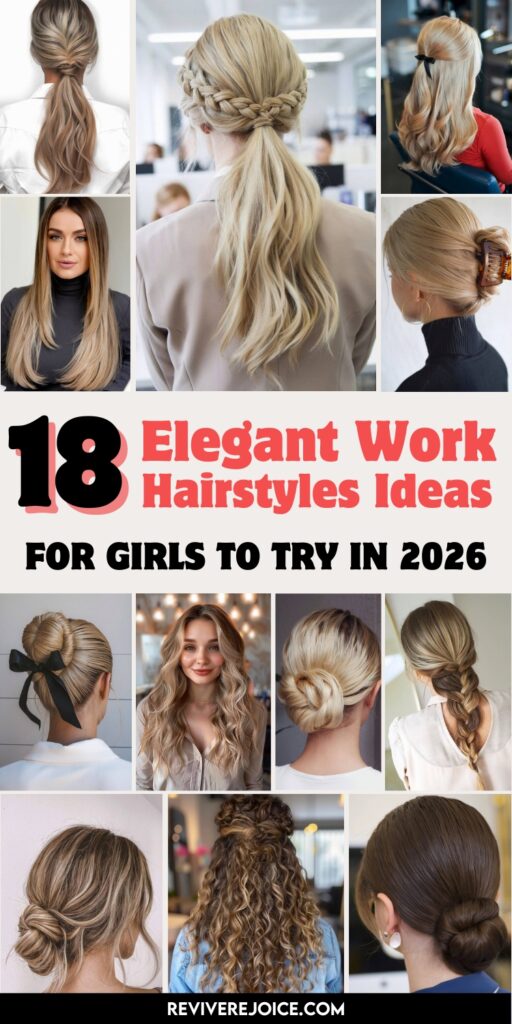 18 Elegant Work Hairstyles Ideas for Girls to Try In 2026 - Revive Rejoice